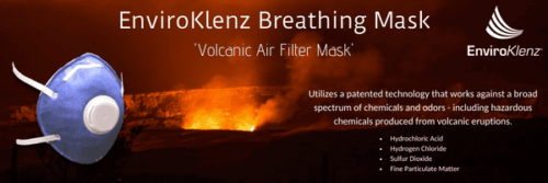Hawaii Volcanoes: Air Pollution & SO2 Gas Protection